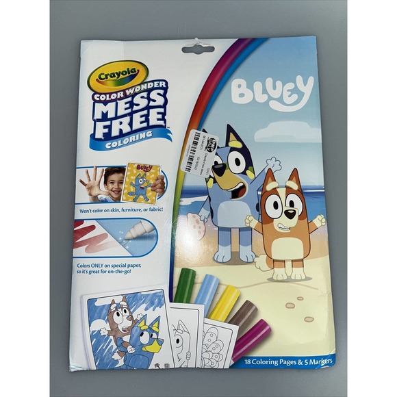 Crayola | Office | Crayola Color Wonder Bluey New | Poshmark